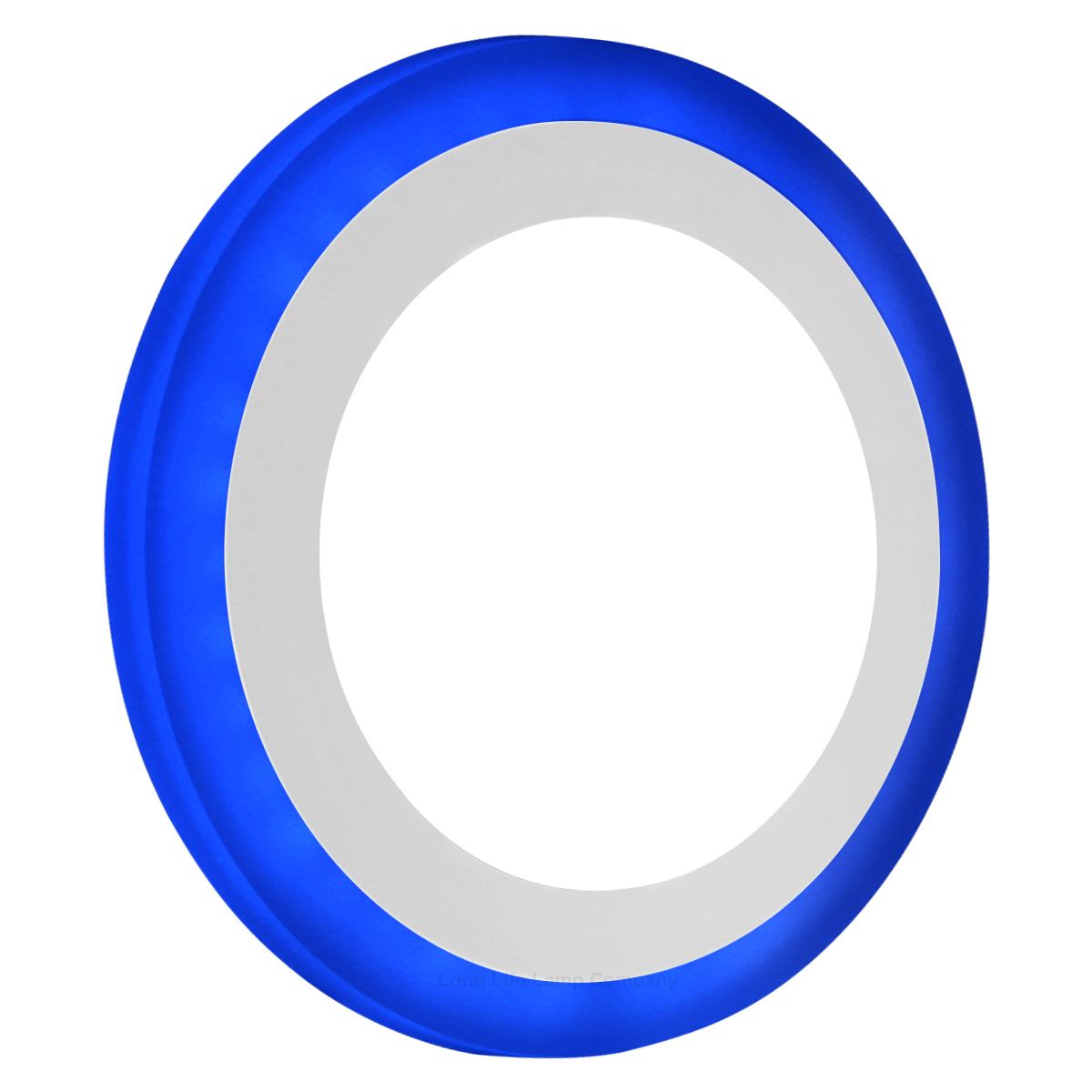 12w Round Recessed LED Ceiling Panel Light Dual Colour Cool White Blue Ring