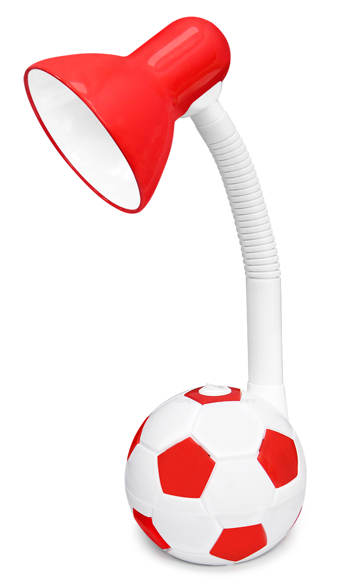 Retro Football Desk Lamp Flexible Red and White