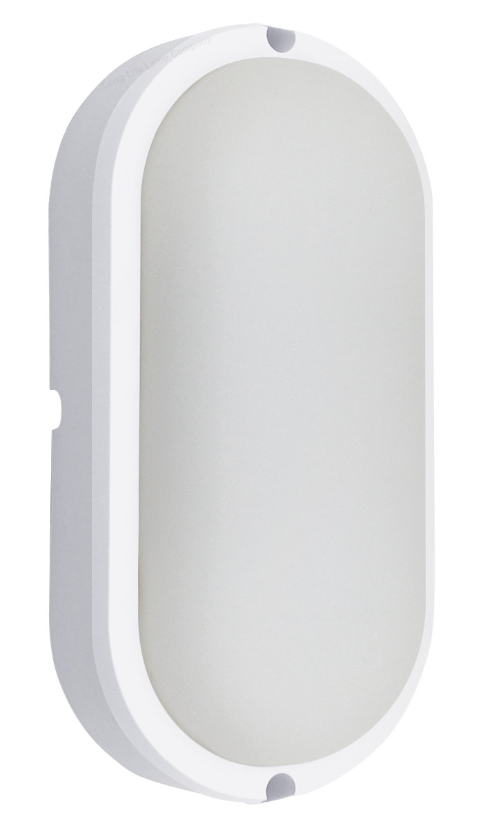 15w Oval LED Bulkhead Light 6500K Cool White DPJ0200W