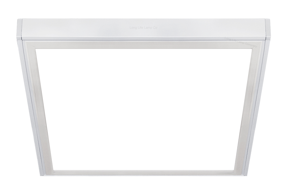40w 600 x 600 Surface Mount Frame with LED Panel White Body 6500k