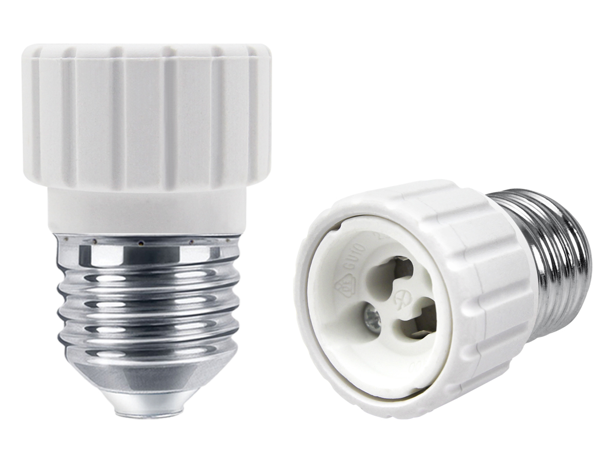 E27 to GU10 Lamp Light Bulb Base Socket Converter Adaptor