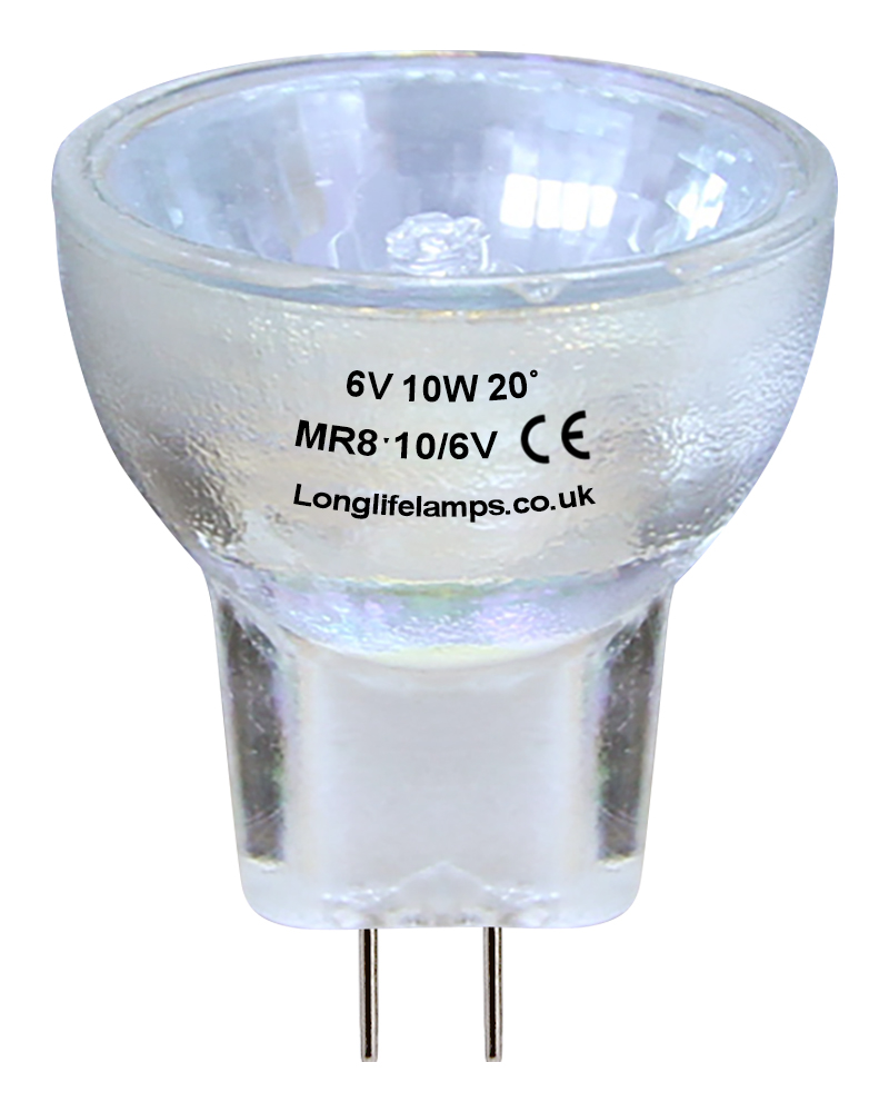 MR8 Halogen Bulb 10w 6v