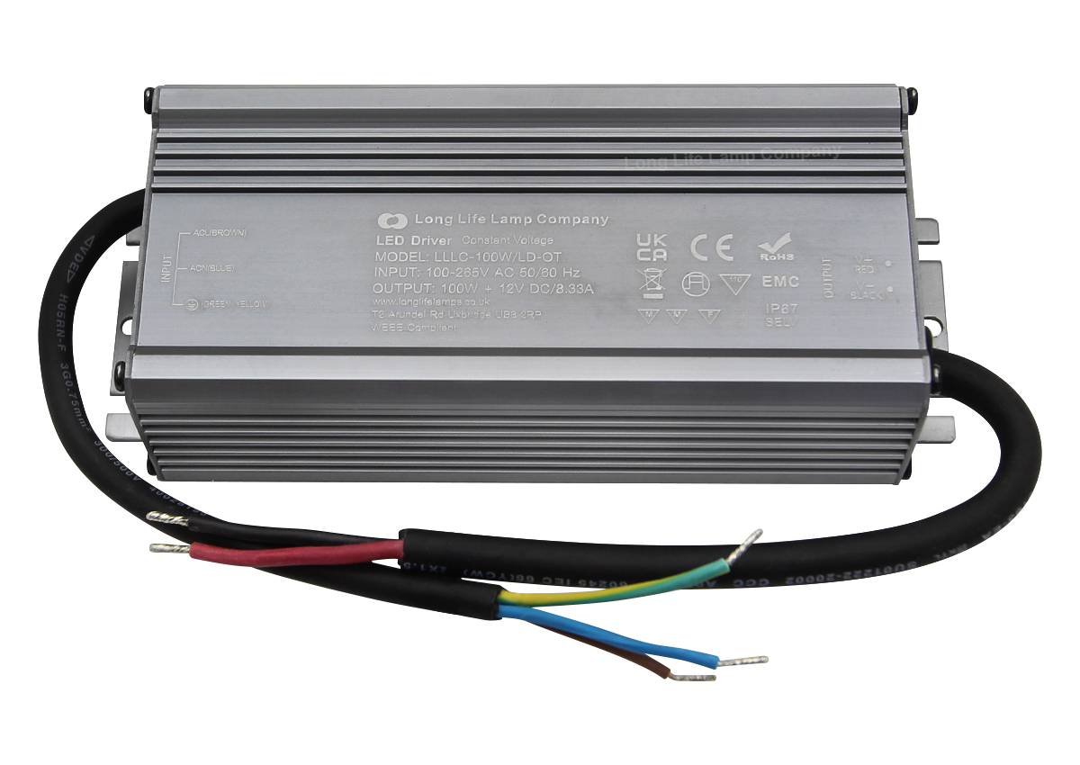 LED Driver 12v Output Low Voltage IP67 Waterproof Transformer 100W