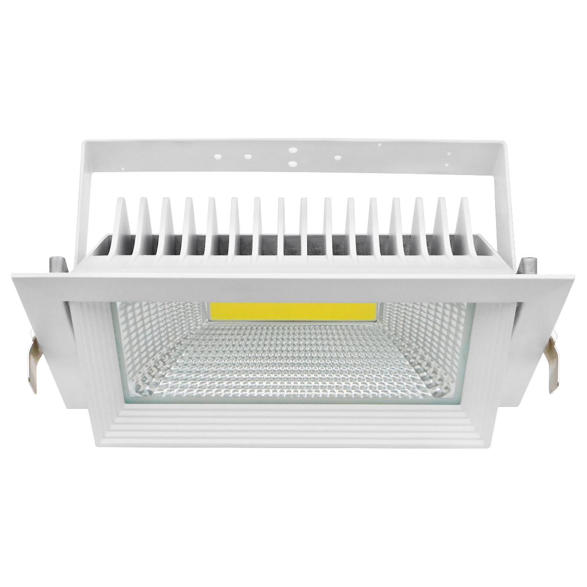 LED Rectangular Retail Ceiling Downlight Cool White 6000k Adjustable ...