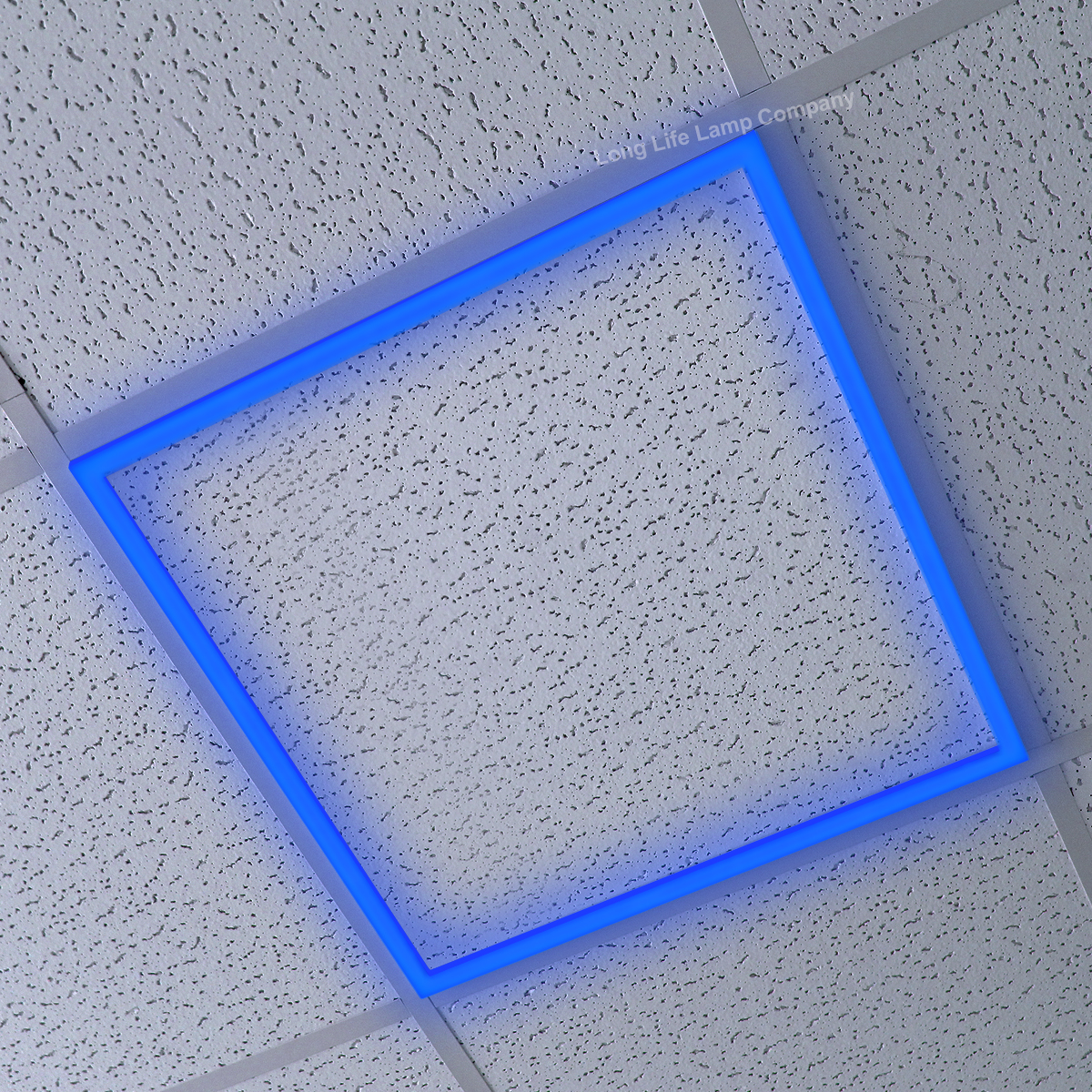 40w LED Recessed Ceiling Panel Frame Border Edge Light Blue 600 X 600 ...